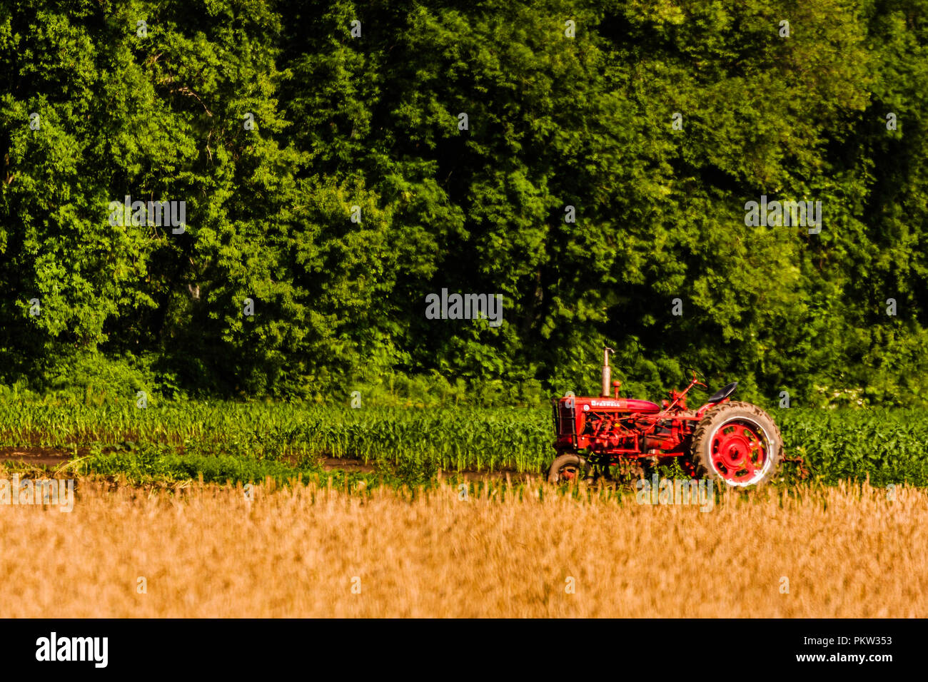 Farm Tractor Simsbury, Connecticut, USA Stock Photo - Alamy