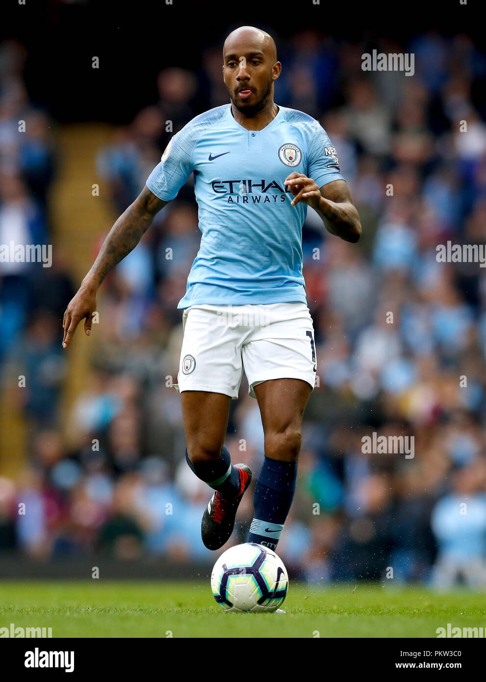 Manchester City's Fabian Delph during the Premier League match at the ...