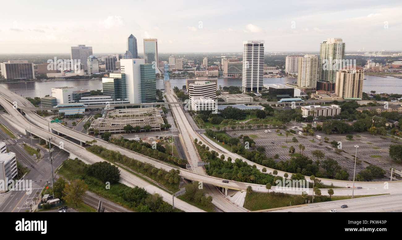 Jacksonville aerial hi-res stock photography and images - Alamy