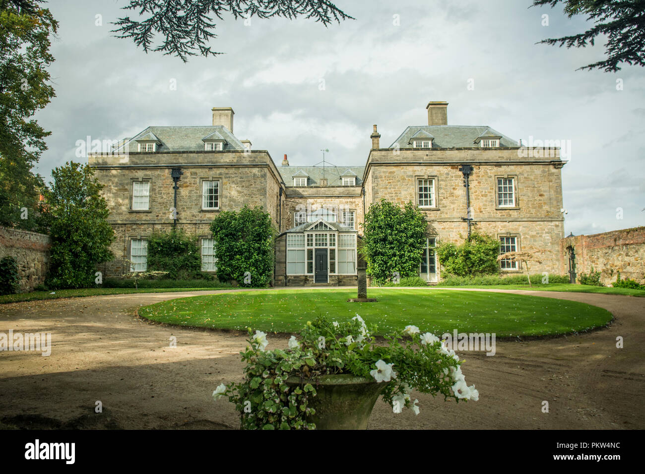 Melbourne Hall & Gardens, Derbyshire, UK. A stately home and 18th ...