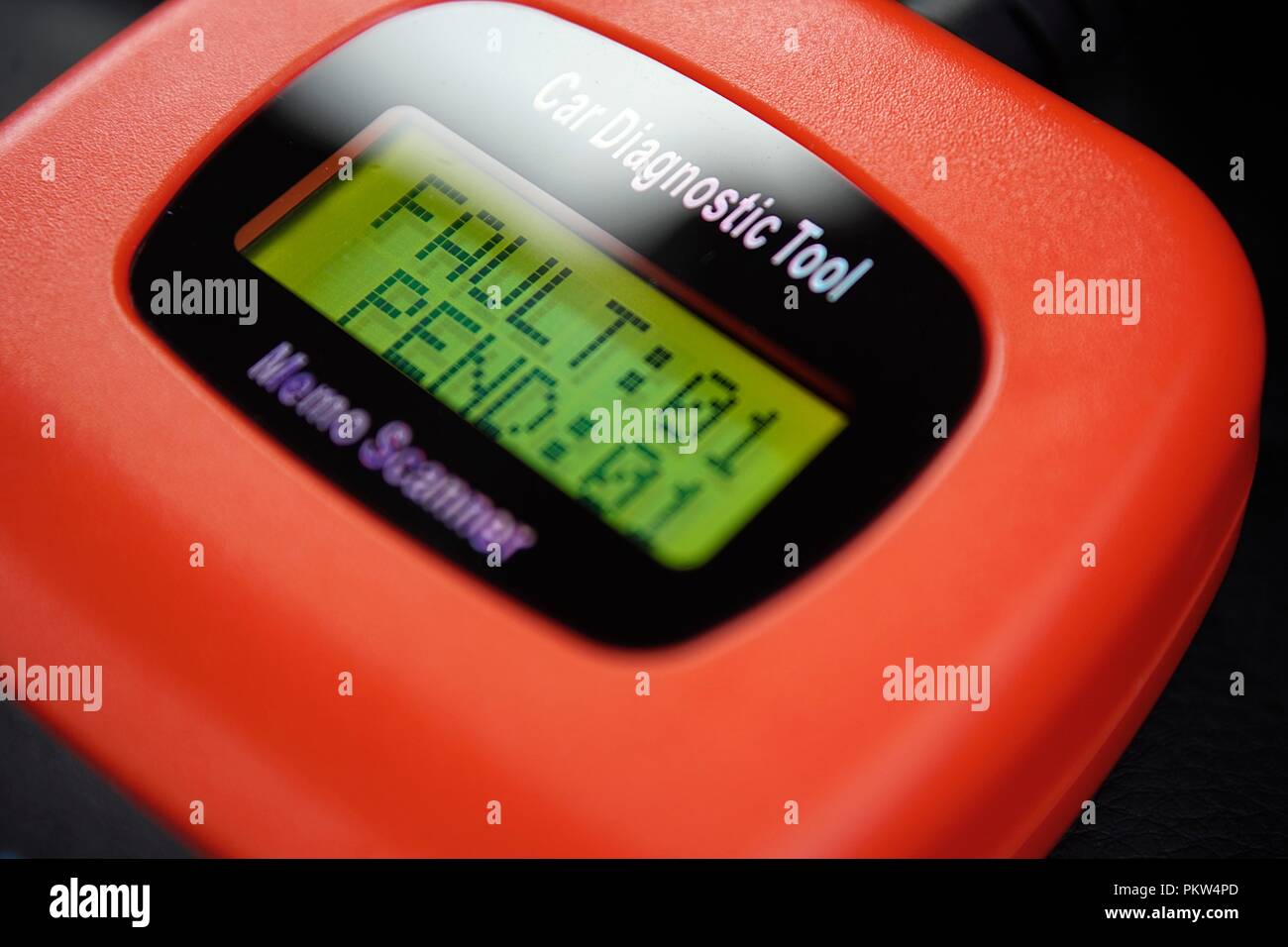 Car Diagnostic Digital display fault codes Stock Photo - Alamy