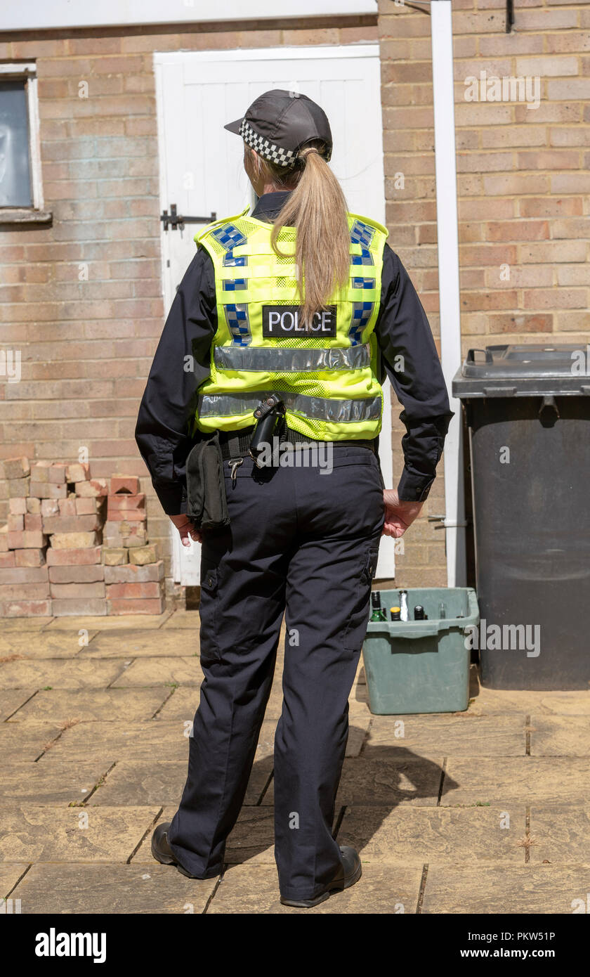 Ponytail policewoman hi-res stock photography and images - Alamy