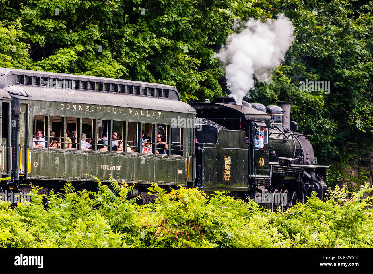 Steam Train Deep River, Connecticut, USA Stock Photo - Alamy