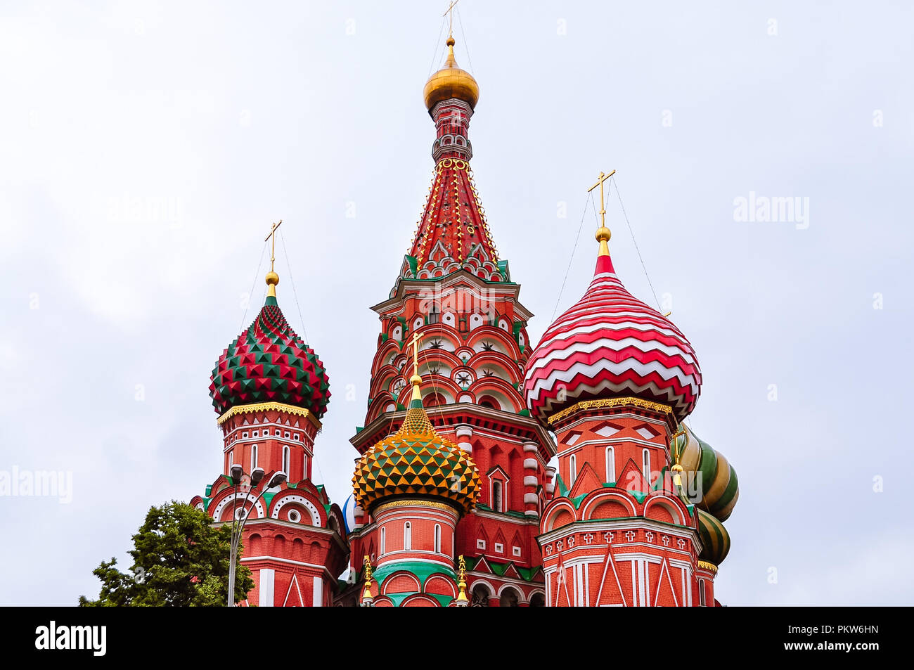 Colorful russian cathedral hi-res stock photography and images - Alamy
