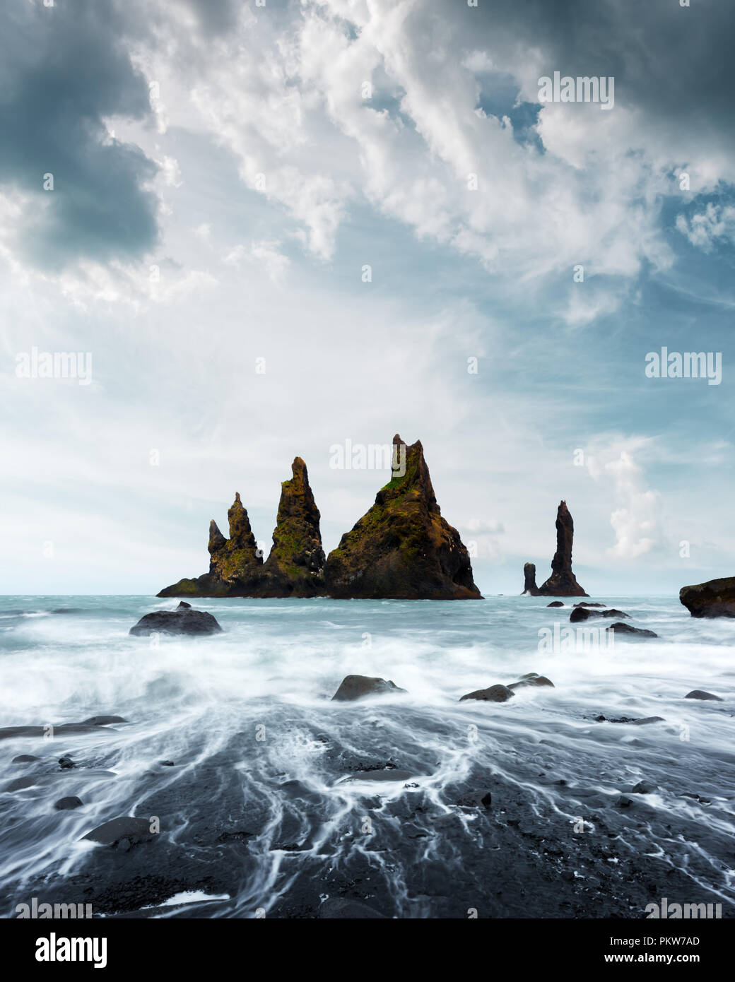 Basalt rock formations "Troll toes Stock Photo - Alamy