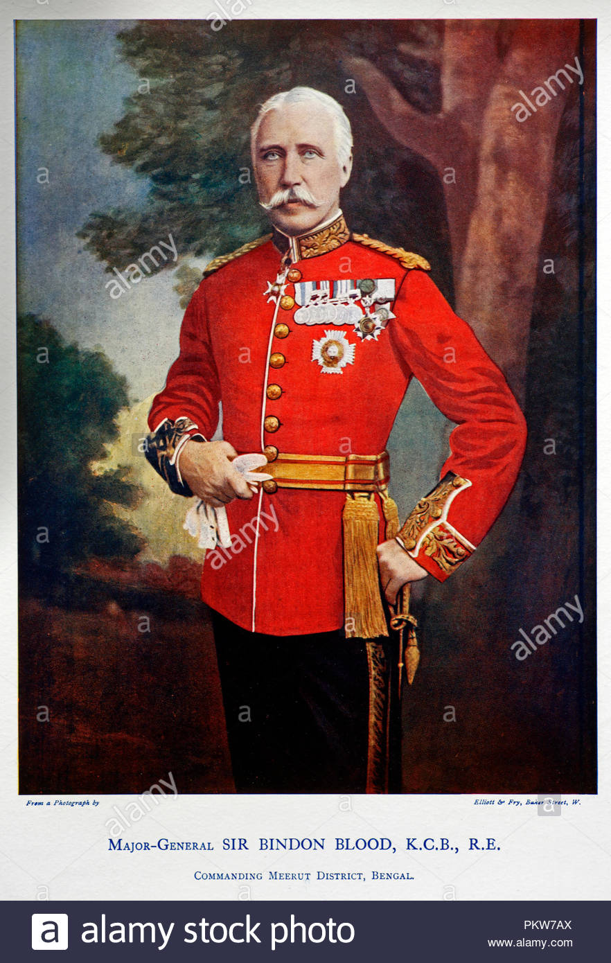 Major-General Sir Bindon Blood, GCB, GCVO, 1842 – 1940, was a British ...