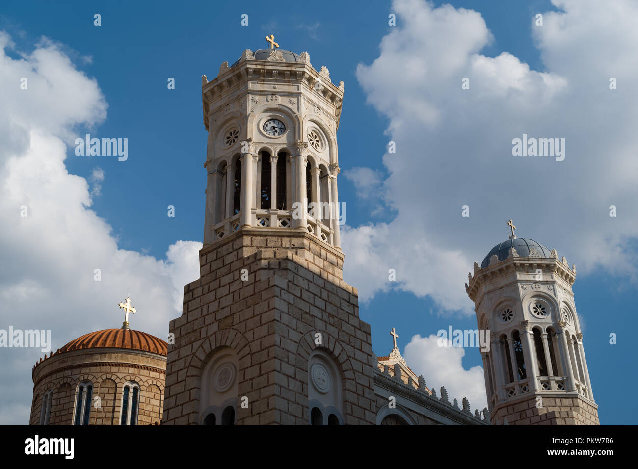 Bell towers of a church in the center of Athens Stock Photo - Alamy