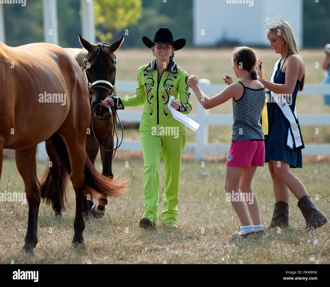 The Western Showmenship class during the 4-H Horse & Pony Show at the ...