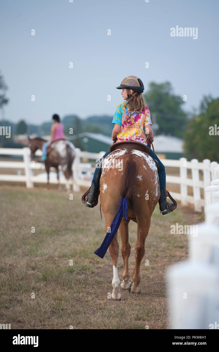 The Western Showmenship class during the 4-H Horse & Pony Show at the ...