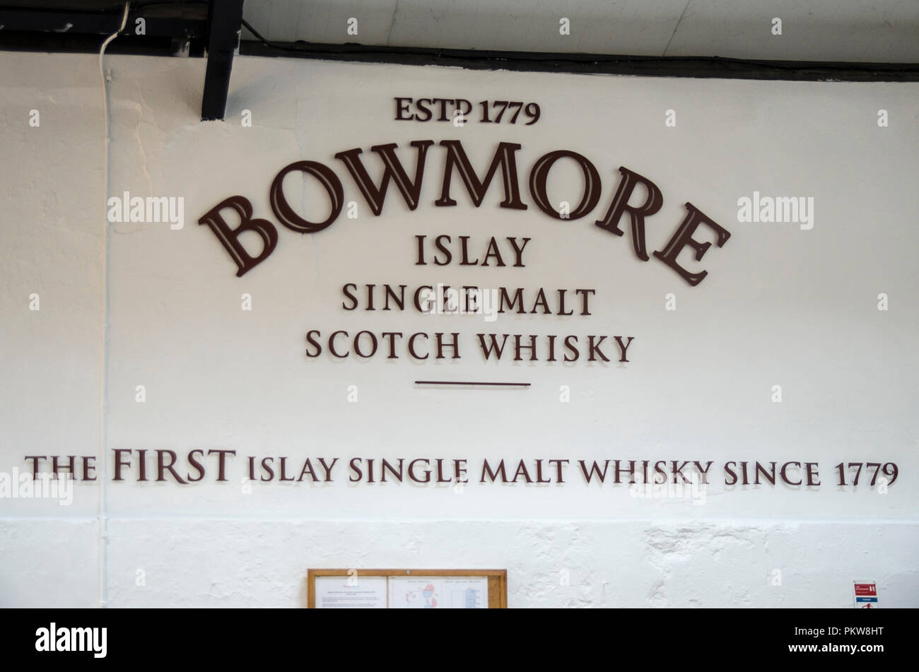 Bowmore Distillery, Islay, Scotland Stock Photo - Alamy