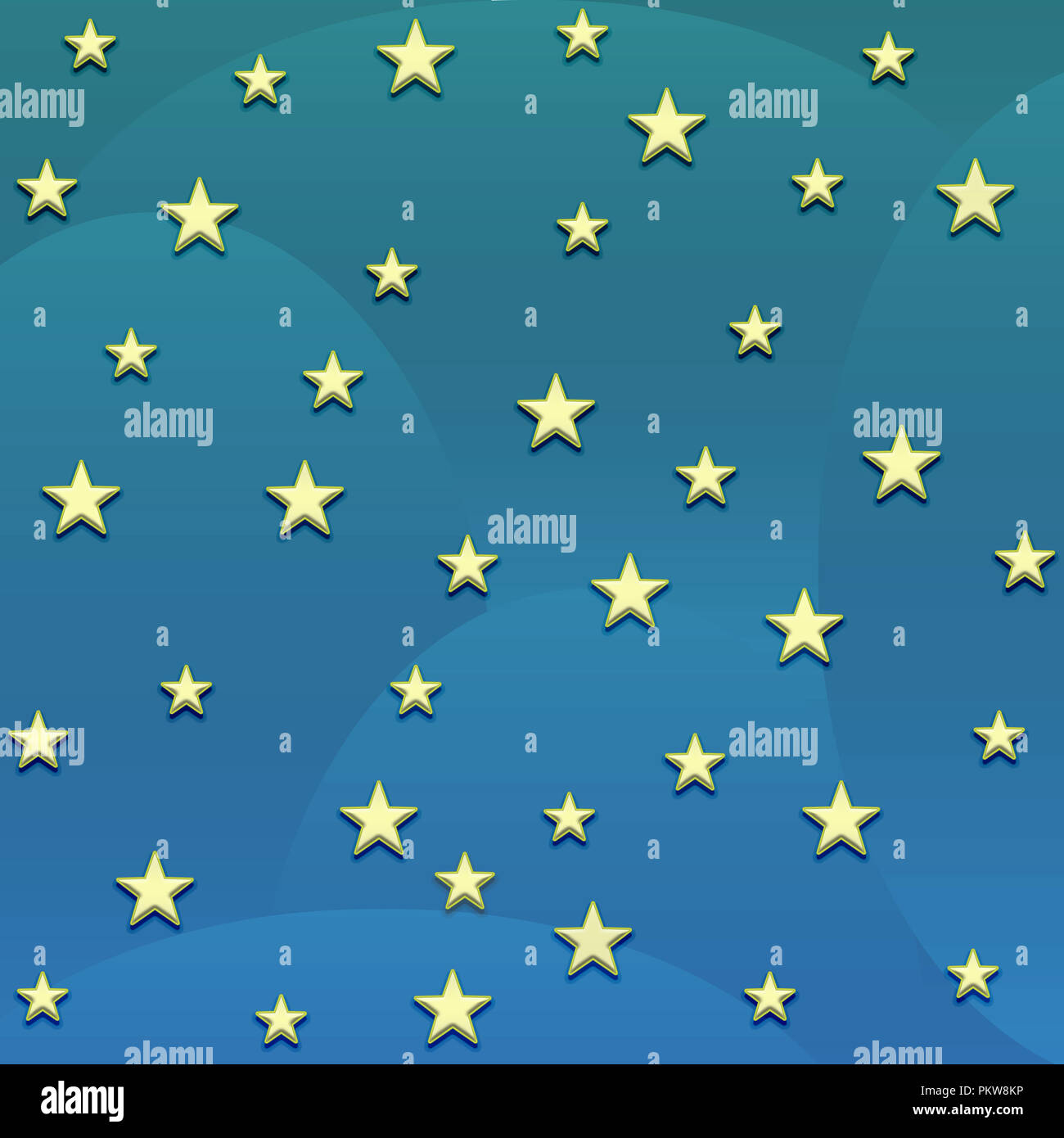 Abstract blue seamless background with stars Stock Photo - Alamy