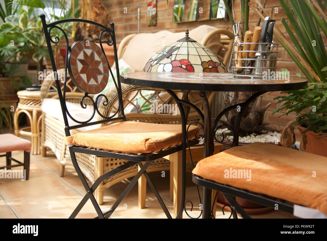 Inside Outside Garden Stock Photo - Alamy