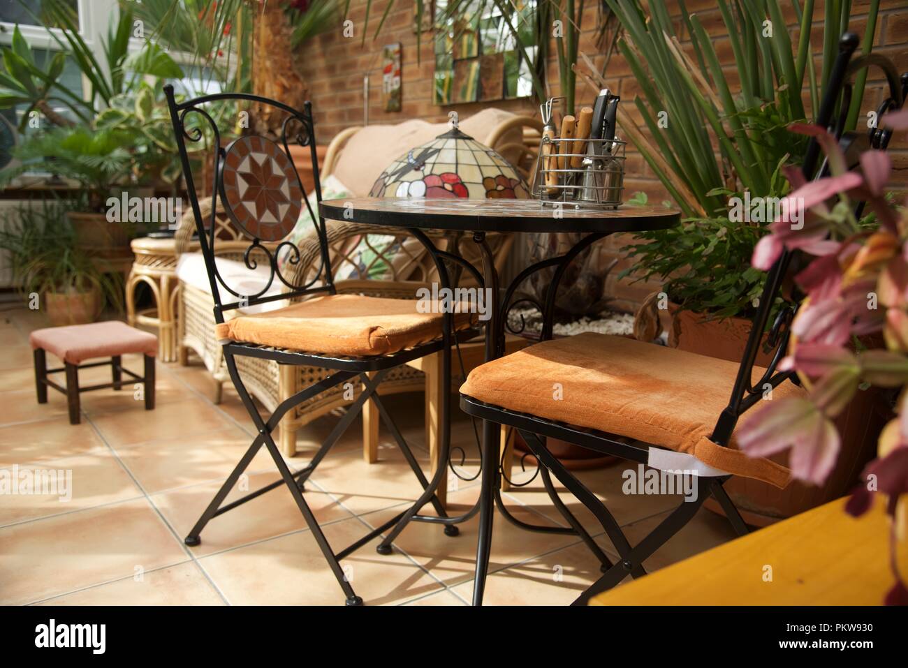 Inside Outside Garden Stock Photo - Alamy