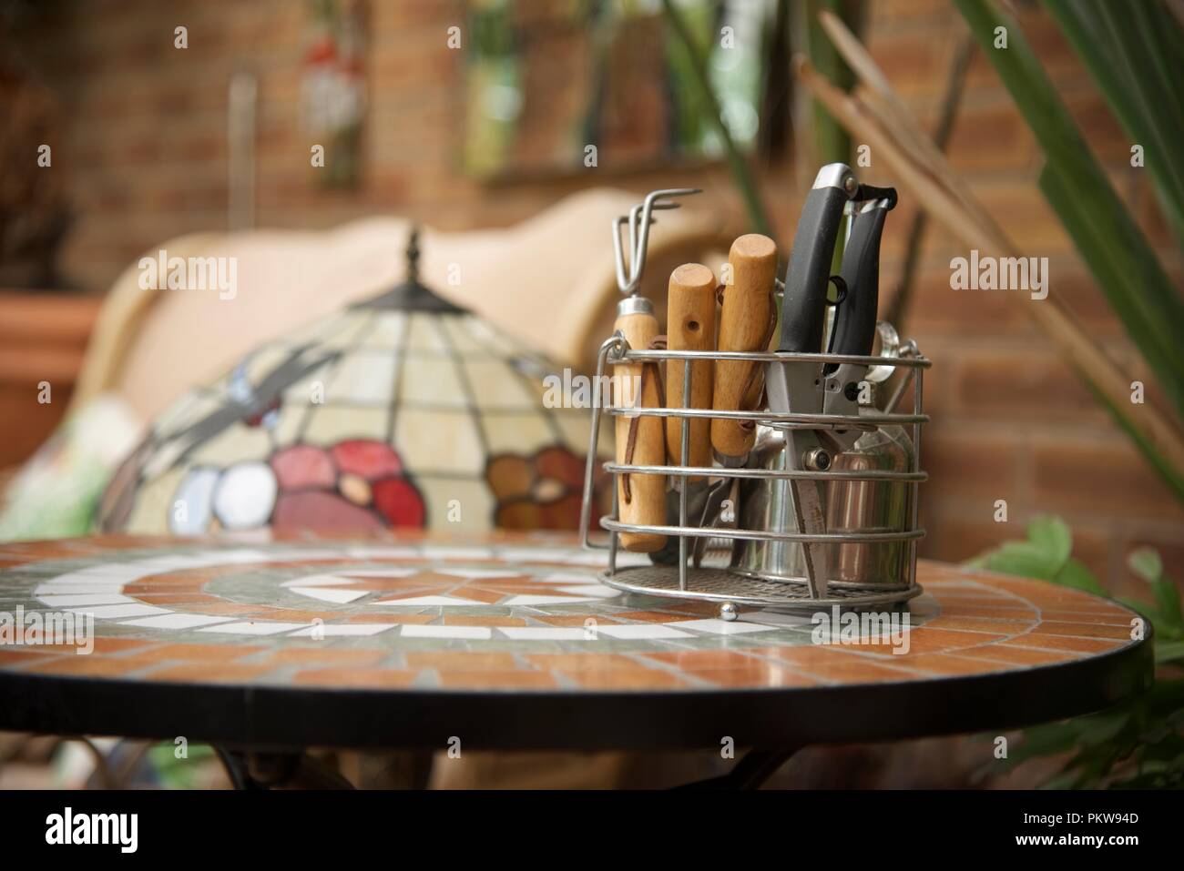 Inside Outside Garden Stock Photo - Alamy