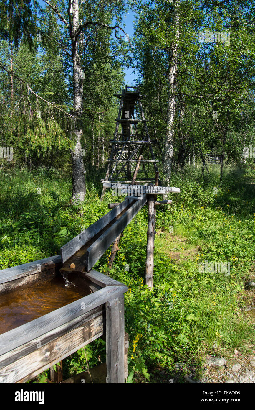 Tankavaara gold museum hi-res stock photography and images - Alamy