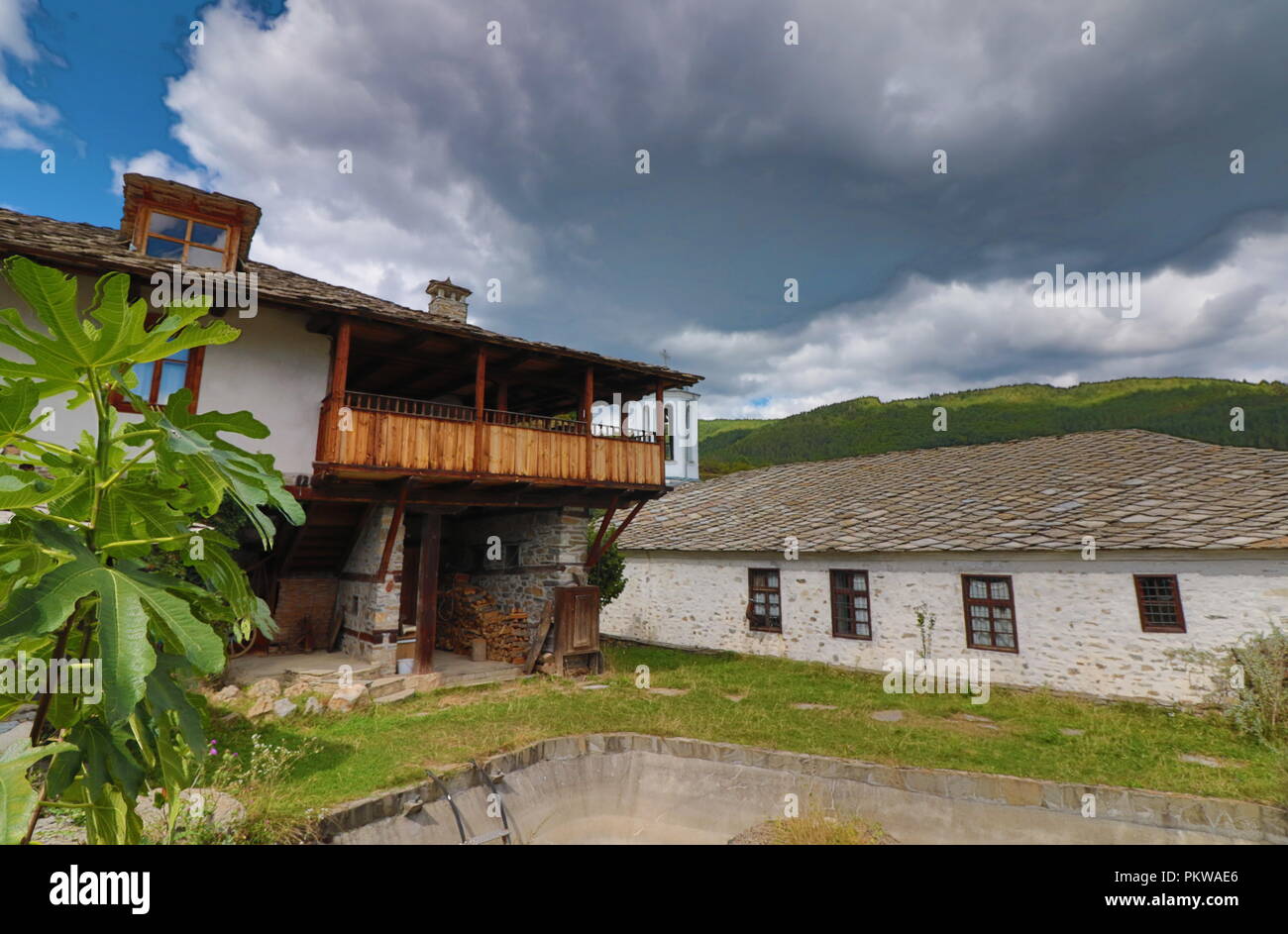Old houses in the historical cultural reserve village of Dolen ... Old houses in the historical cultural reserve village of Dolen ...
