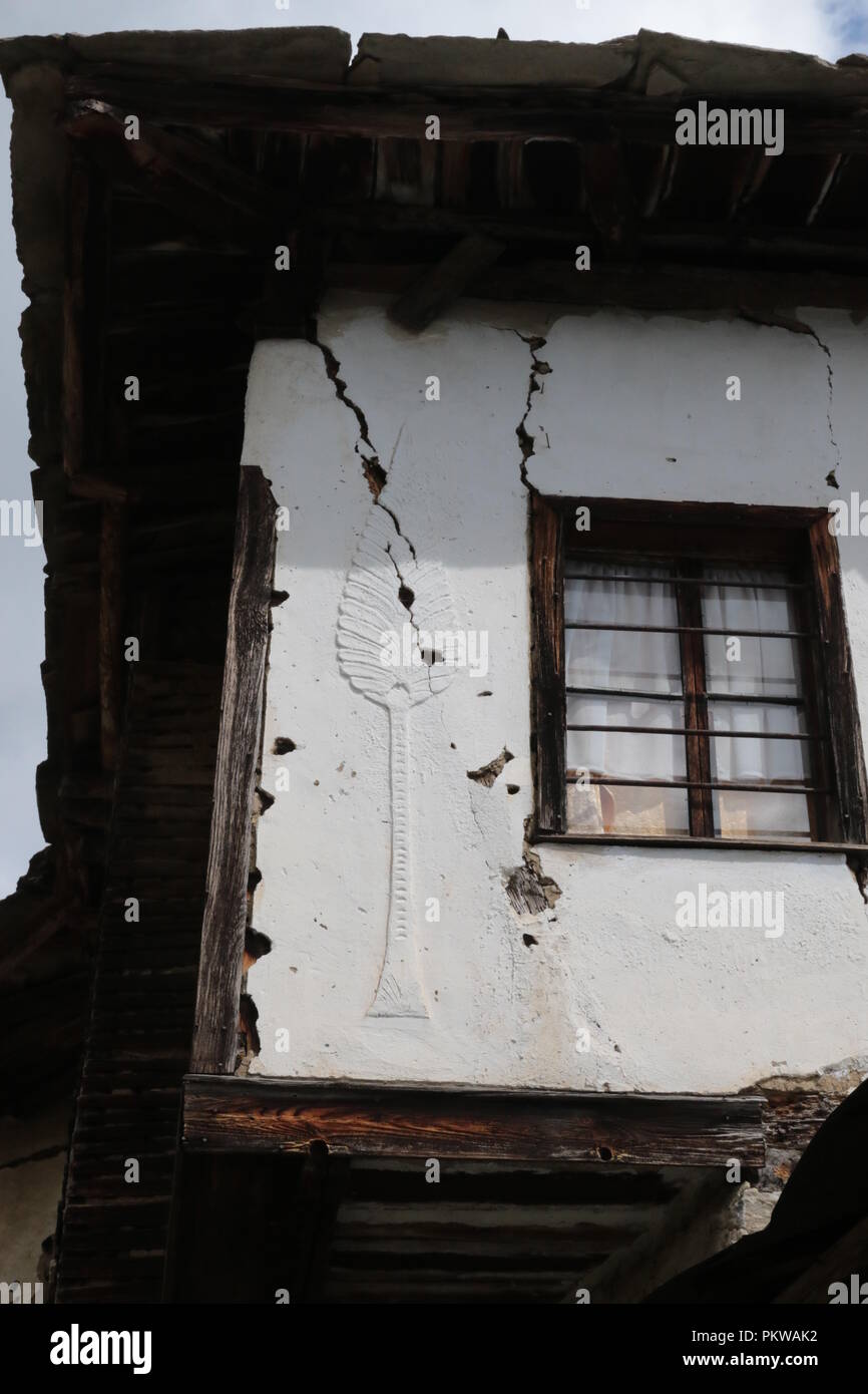 Old houses in the historical cultural reserve village of Dolen ...