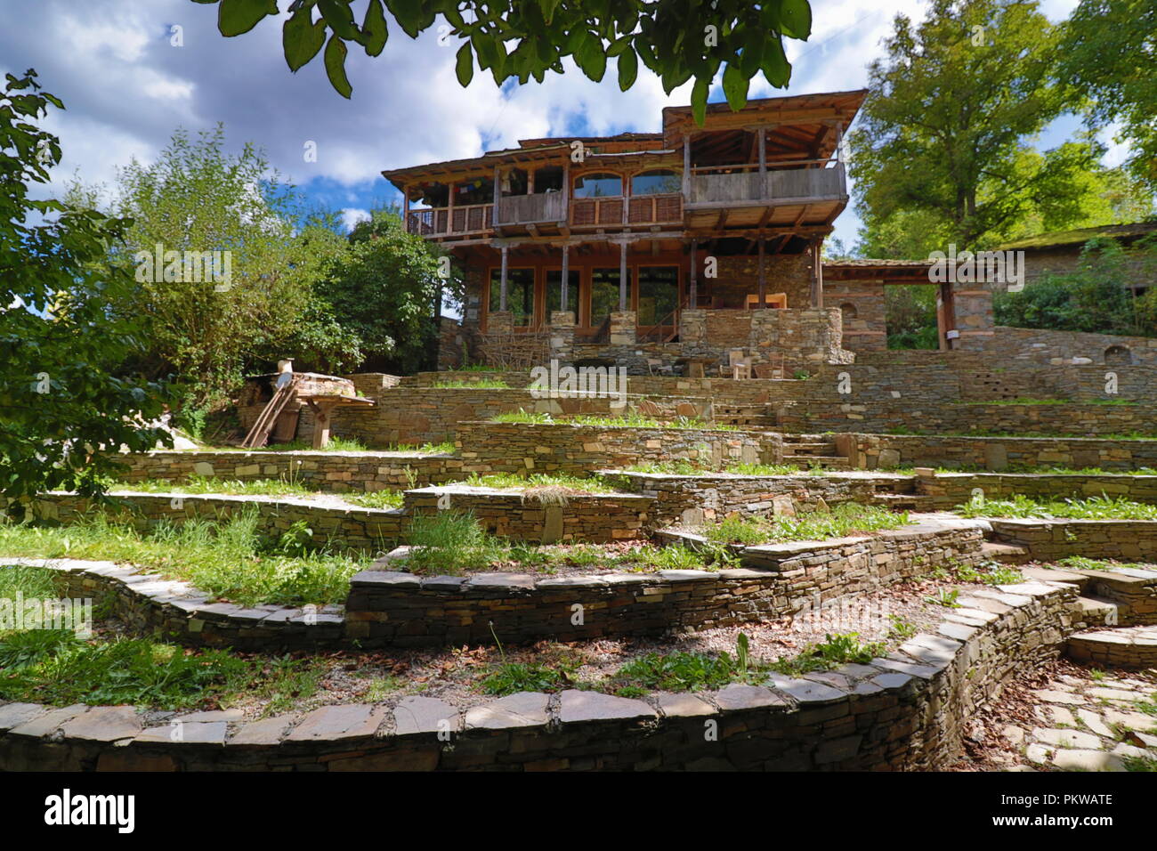 Old houses in the historical cultural reserve village of Dolen ...