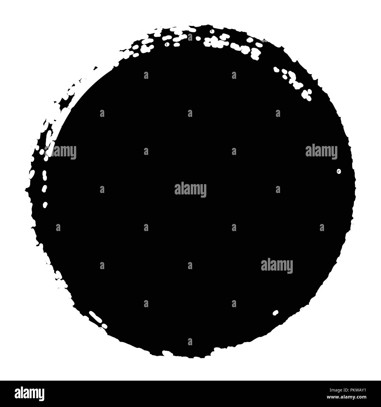 Grunge Circle Isolated Stock Vector Image & Art - Alamy