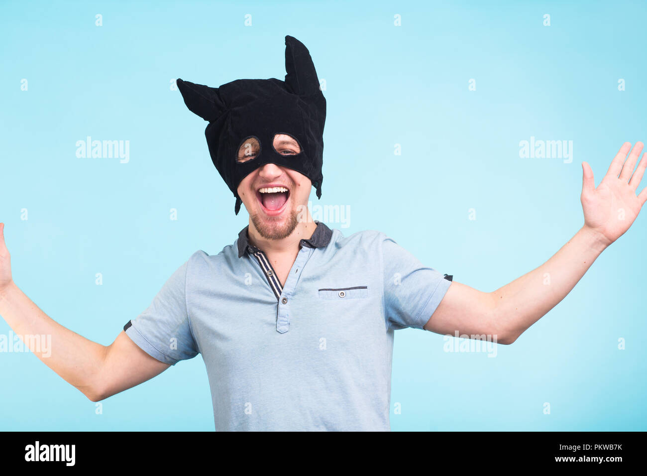 Business man skull mask hi-res stock photography and images - Alamy