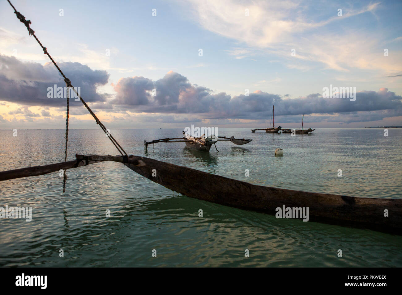 Sunrise in Galu - Kinondo beach, Kenya Stock Photo - Alamy