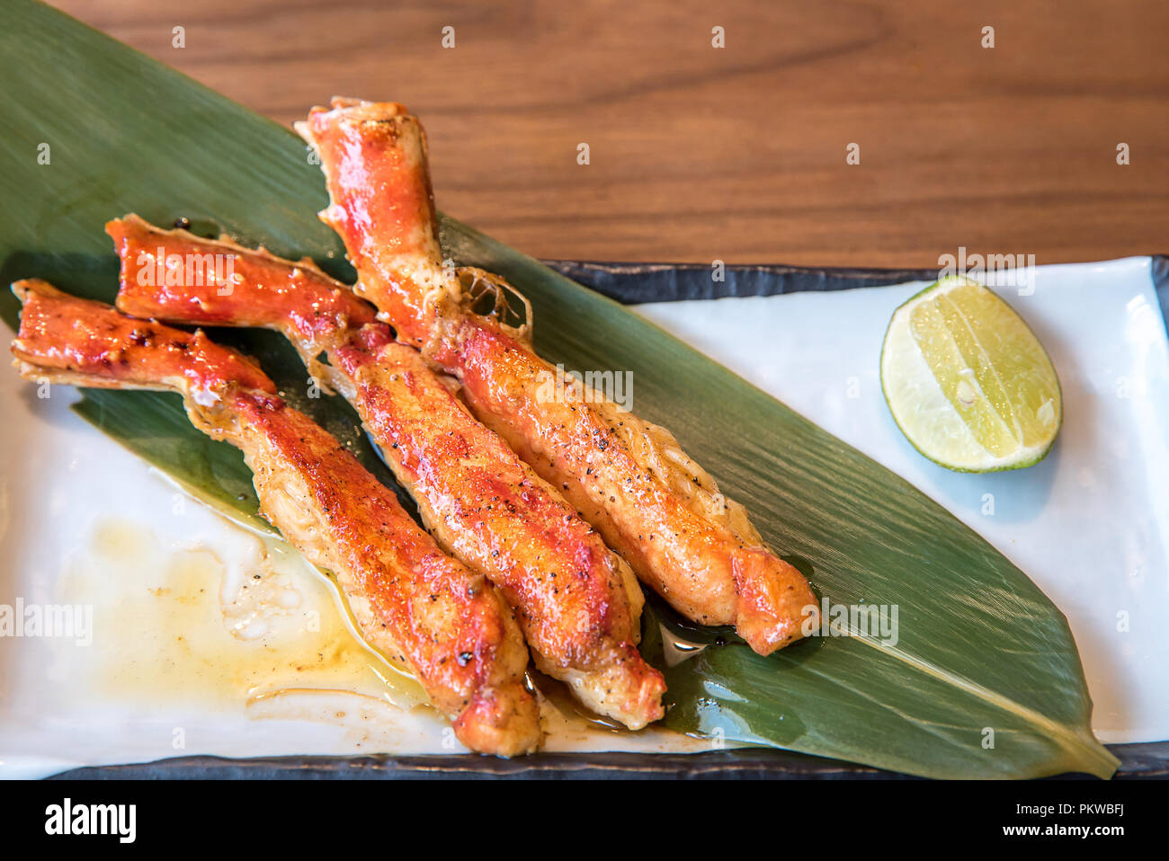 grilled taraba japanese king crab Stock Photo - Alamy