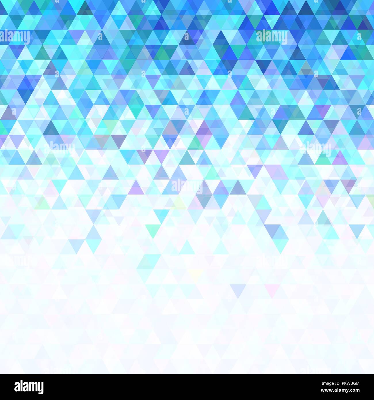 Blue geometric abstract double triangle background template Stock ...