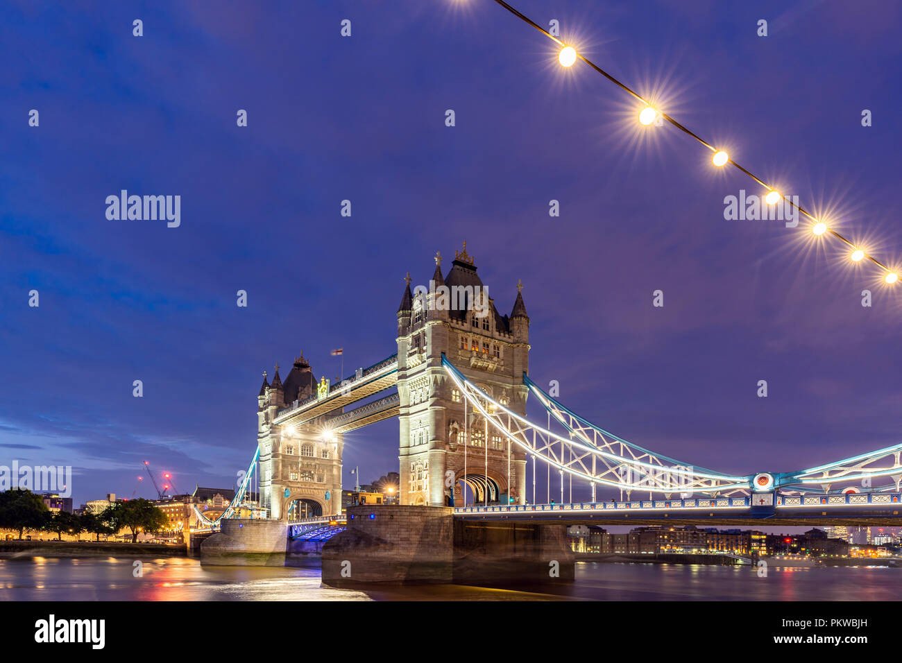 London Tower Bridge Sunset dusk, London UK Stock Photo - Alamy