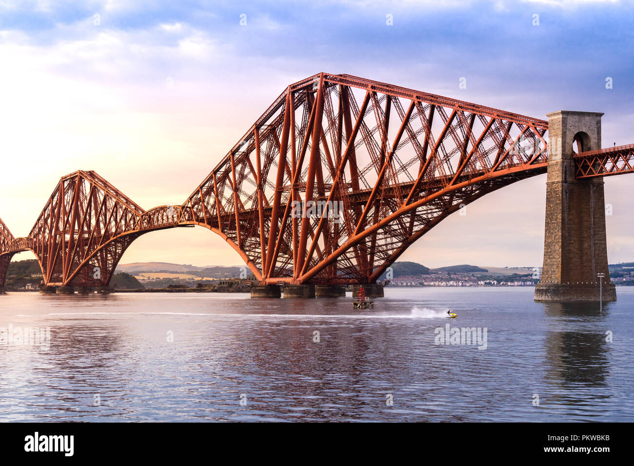 The Forth bridge, UNESCO world heritage site railway bridge in ...
