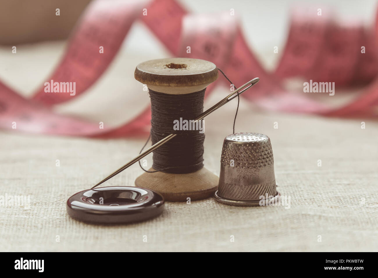 the composition of the seamstress, the tailor, the sewing thread and ...