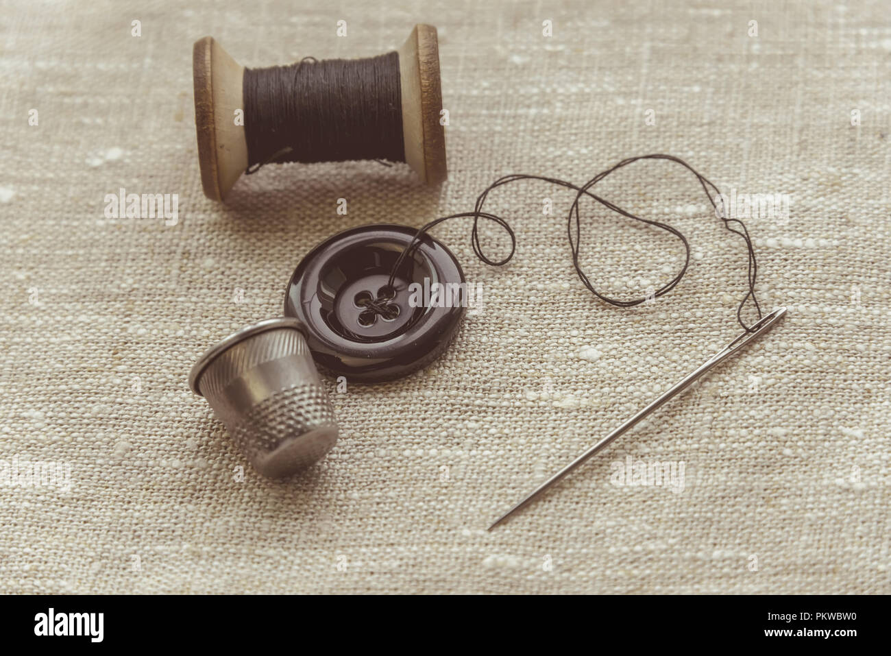 the composition of the seamstress, the tailor, the sewing thread and ...