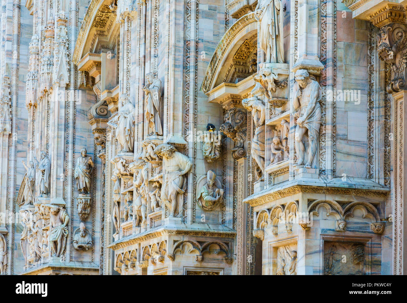 Cathedral (facade detail Stock Photo - Alamy