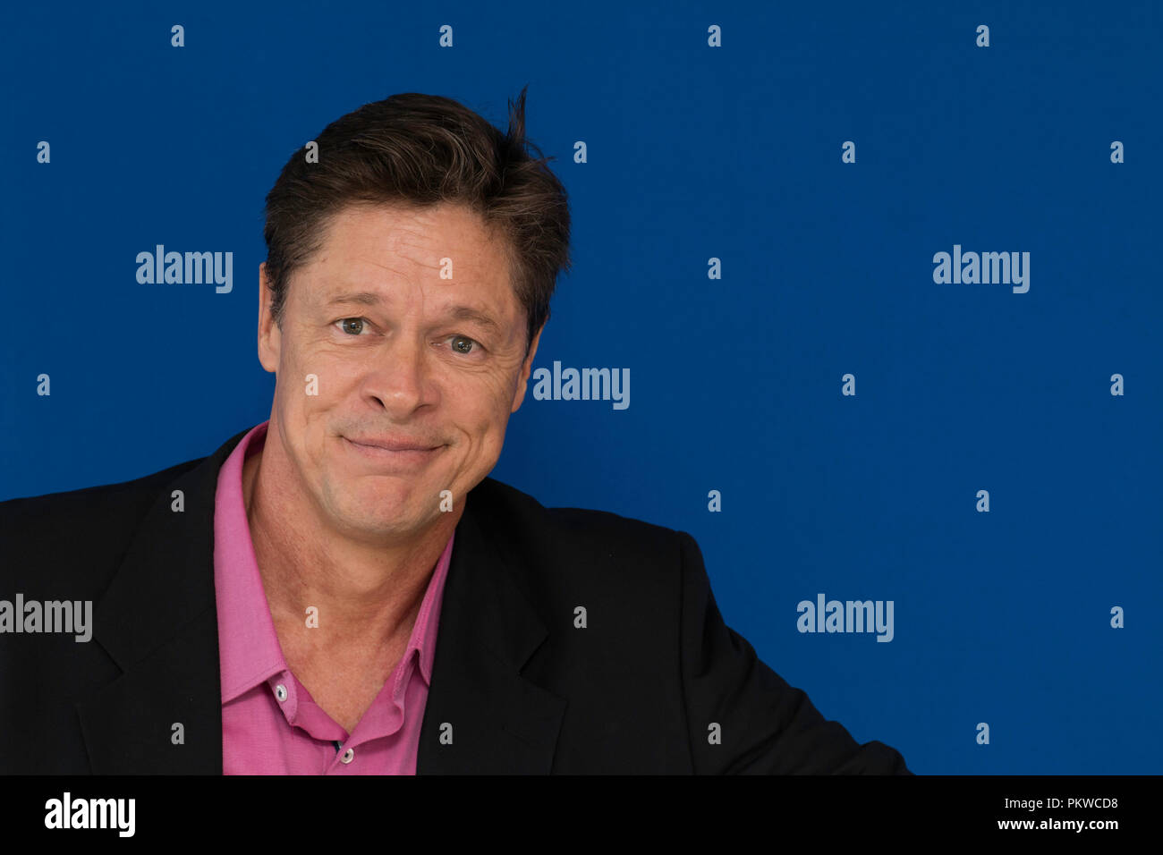 Emotions concept. Have some doubts. Man doubtful beautiful face ...