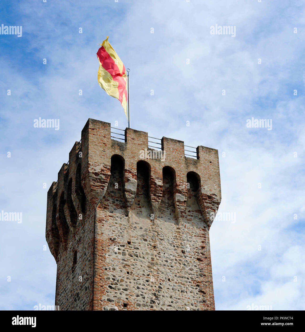 Castle in Este, Padova Stock Photo - Alamy