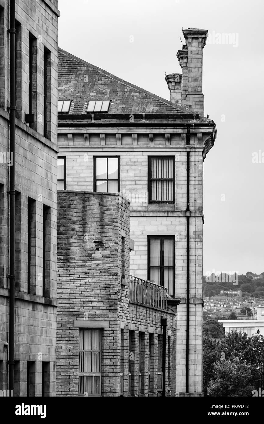 The Architecture of Little Germany, Bradford, West Yorkshire, UK Stock ...