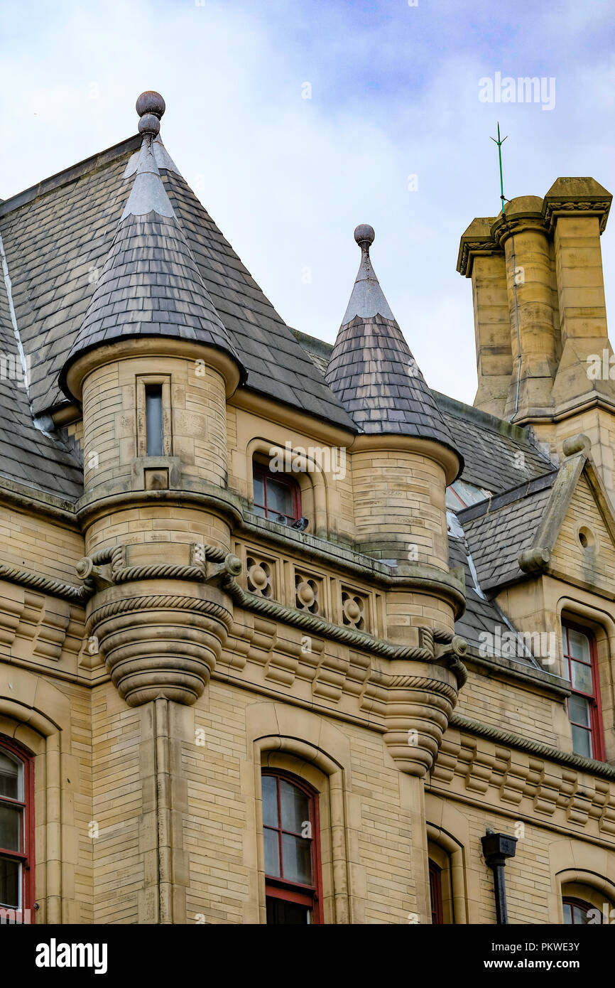 The Architectural details of Little Germany, Bradford, West Yorkshire ...