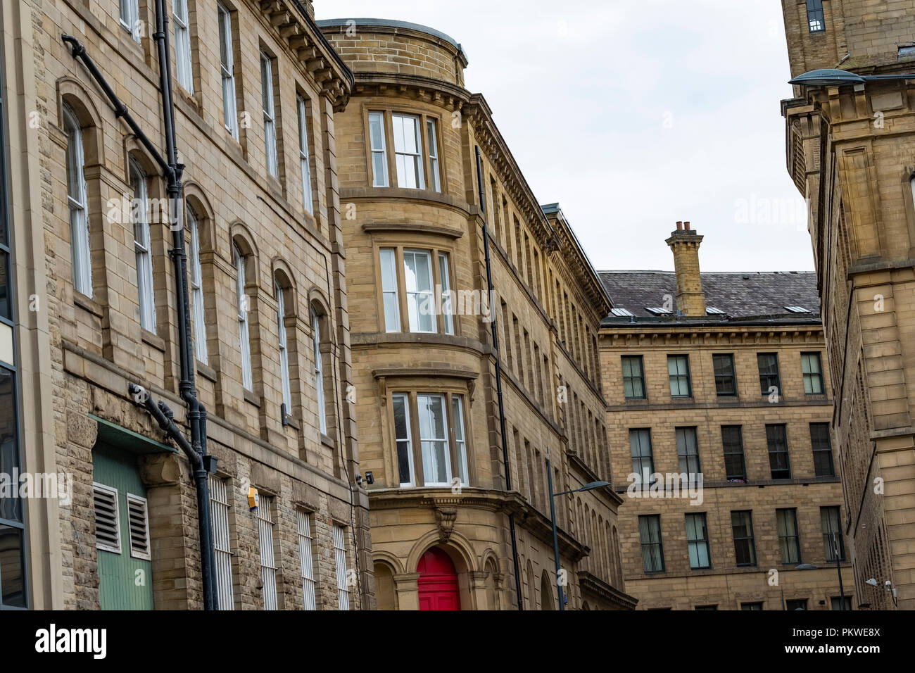The Architecture of Little Germany, Bradford, West Yorkshire, UK Stock ...