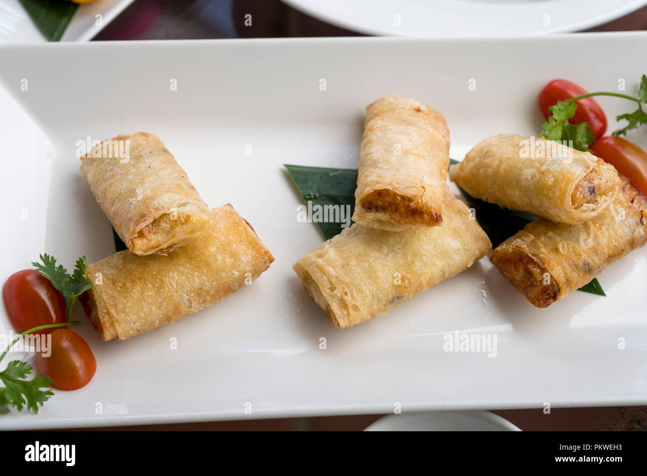 Fried rolls noodle hi-res stock photography and images - Alamy