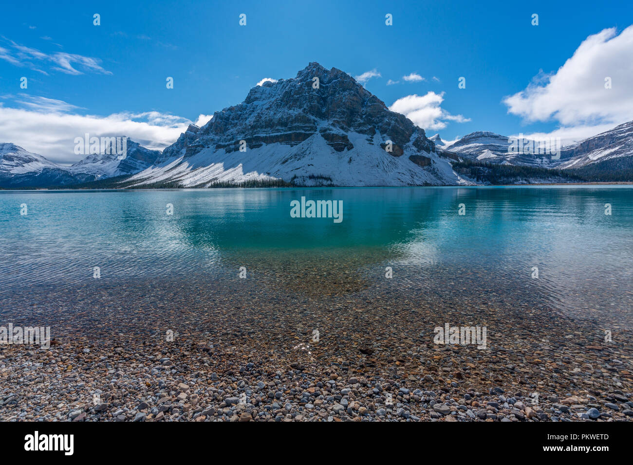 Bow Mountain Peak Canada Stock Photo - Alamy