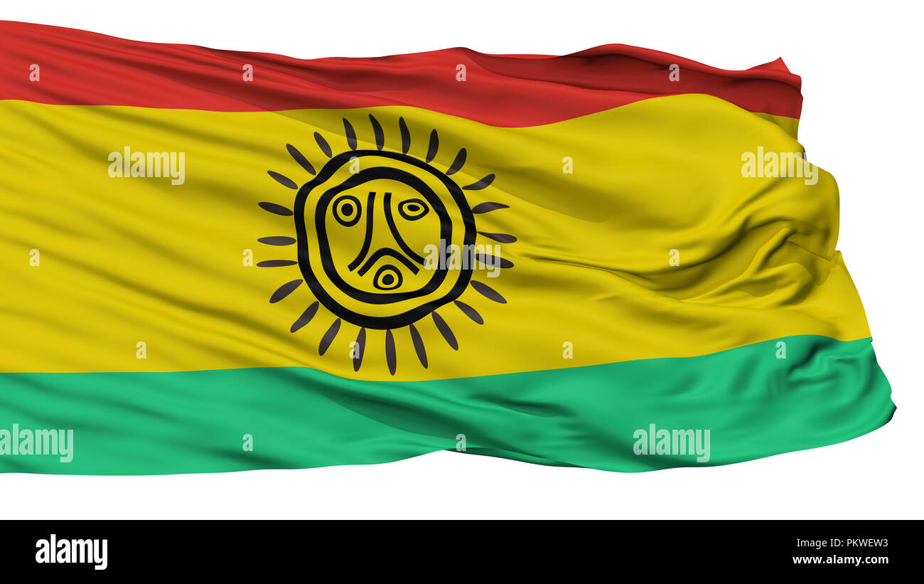 Jatibonicu Taino Tribal Nation Indian Flag, Isolated On White ...