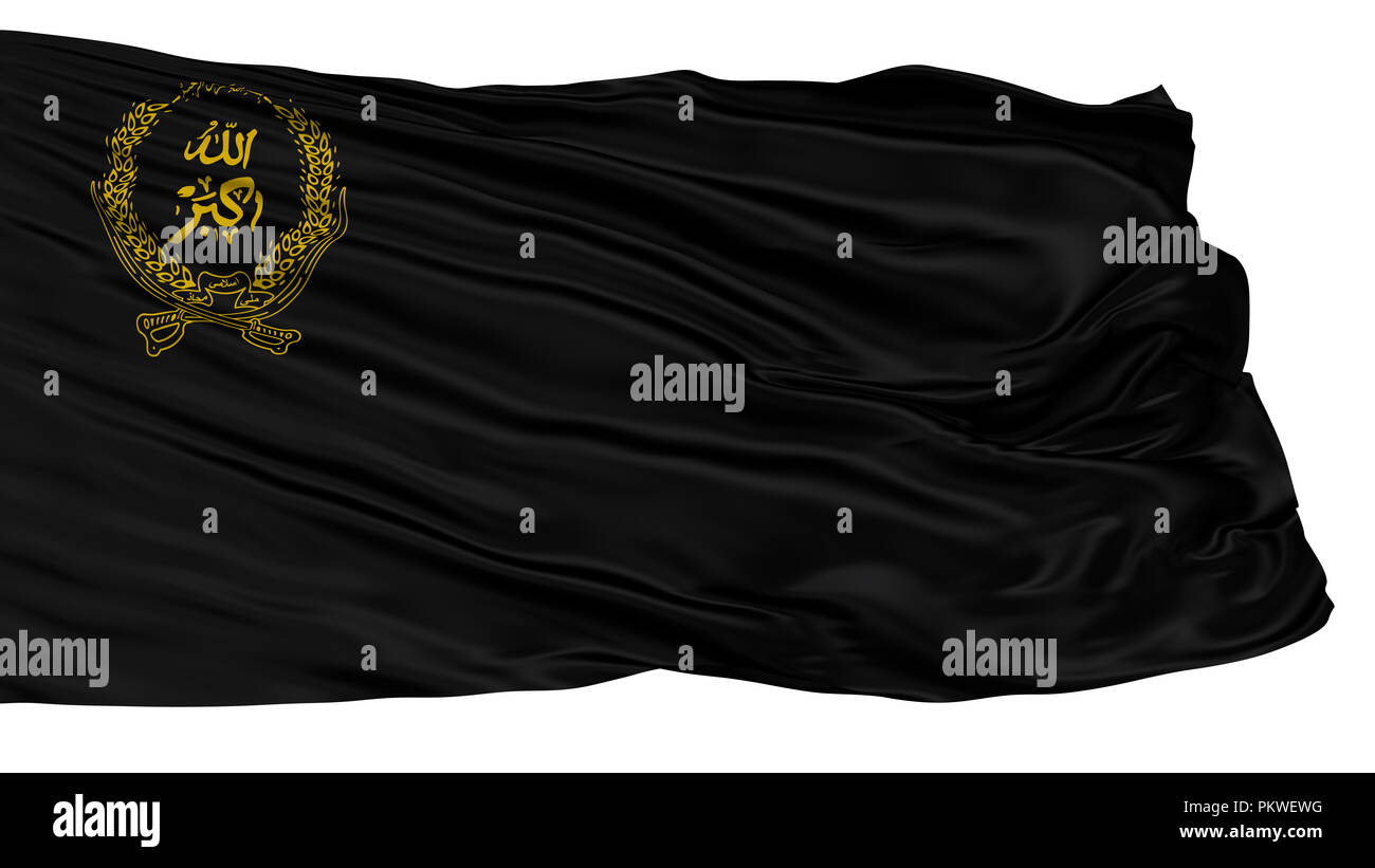 National Islamic Front Of Afghanistan Flag, Isolated On White ...