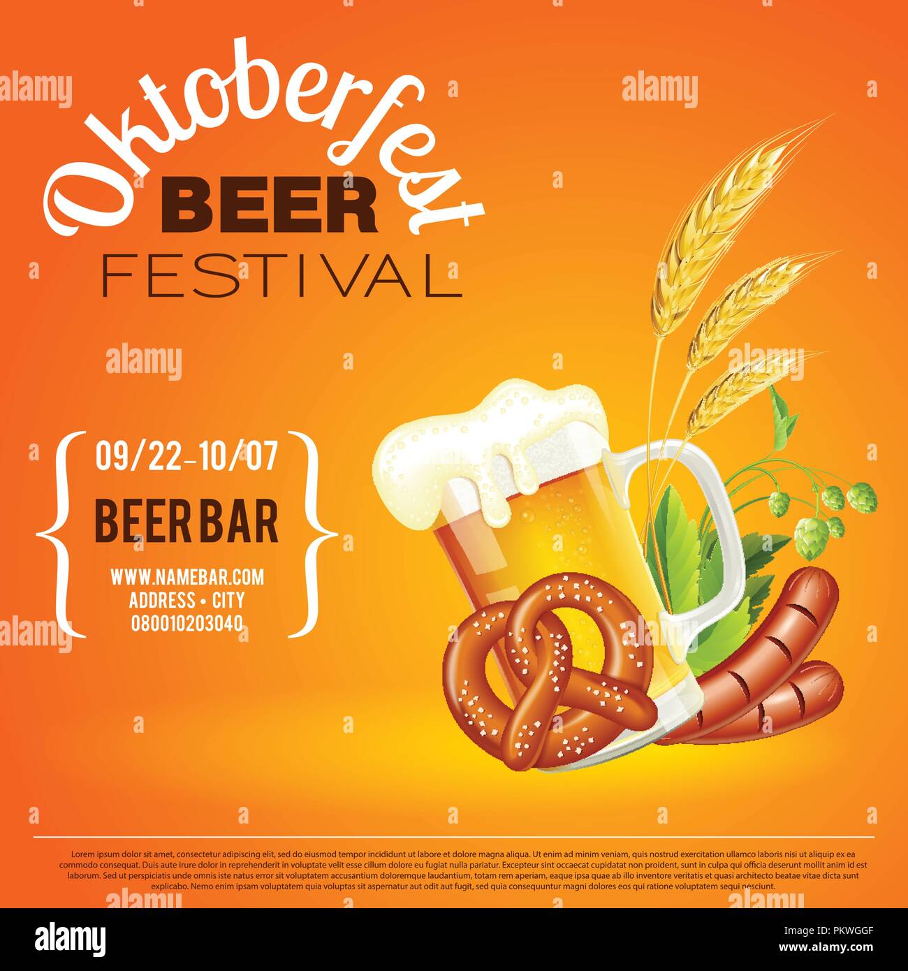 Munich Oktoberfest Poster High Resolution Stock Photography and Images ...