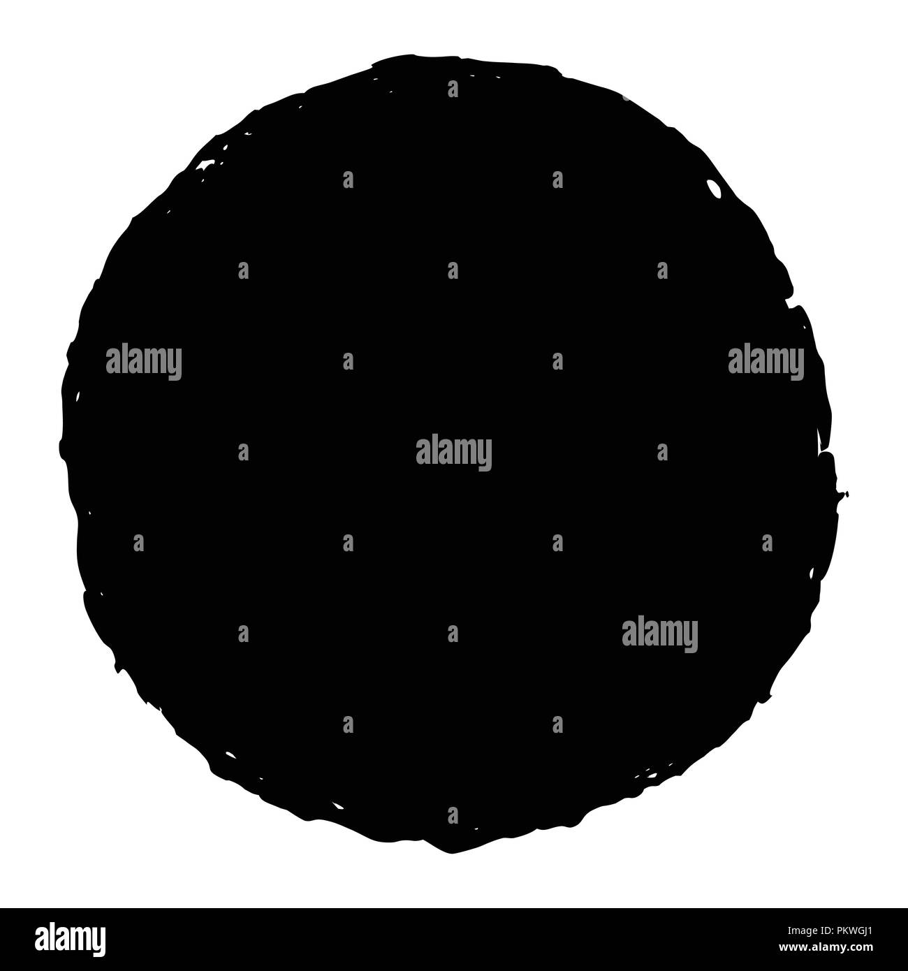 Grunge Circle Isolated Stock Vector Image & Art - Alamy