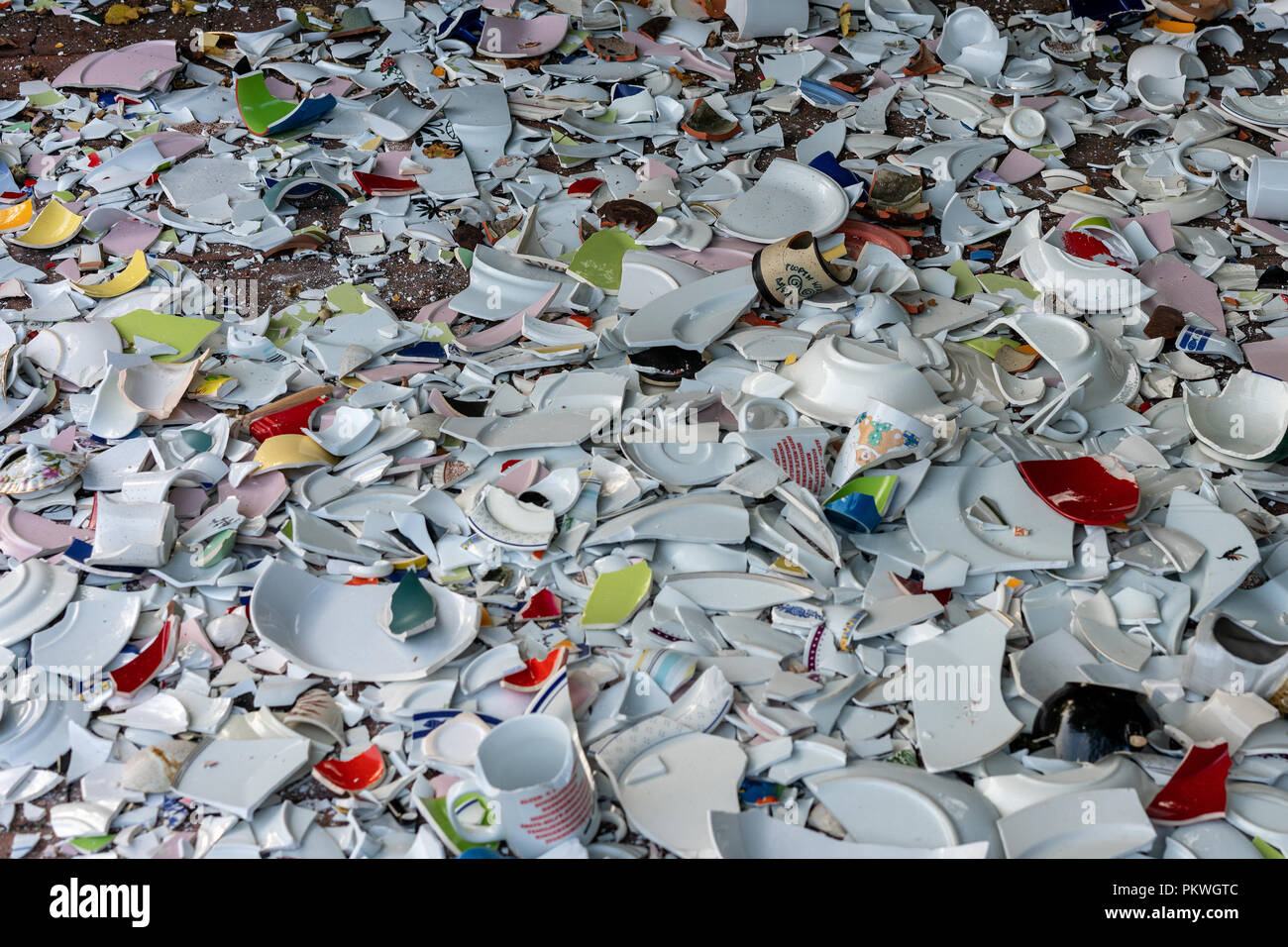 Wedding customs, wedding eve, Polterabend Stock Photo - Alamy