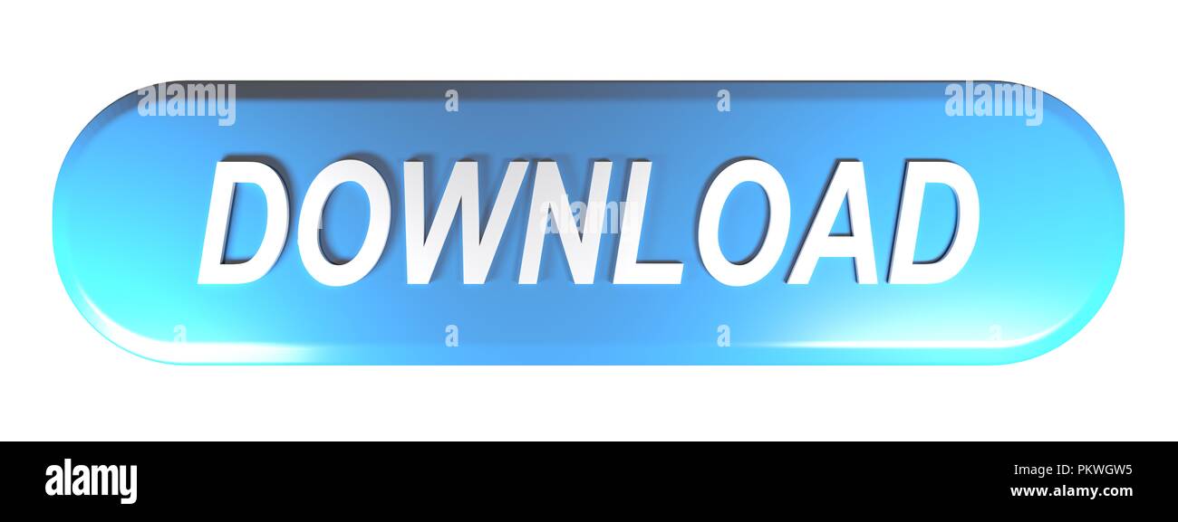 Blue rounded rectangle push button DOWNLOAD - 3D rendering Stock Photo ...