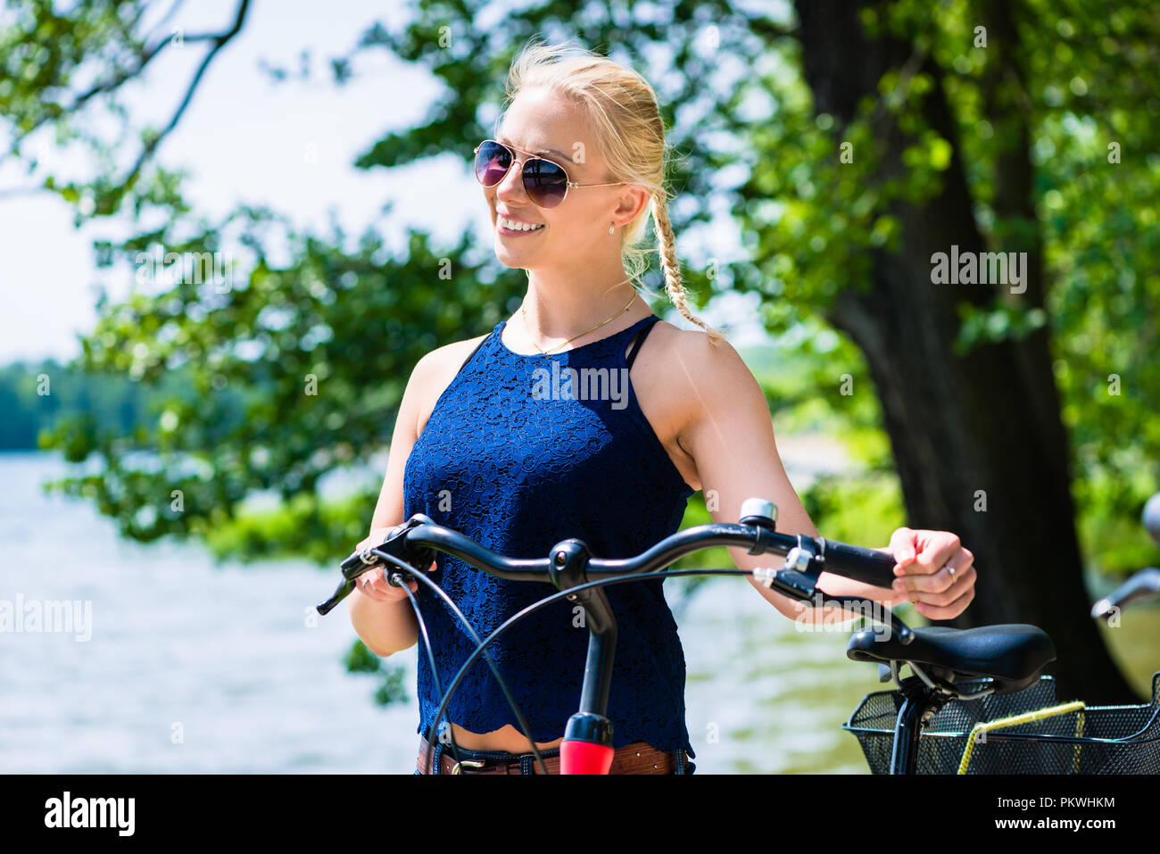 Standing bicycle exercise hi-res stock photography and images - Alamy