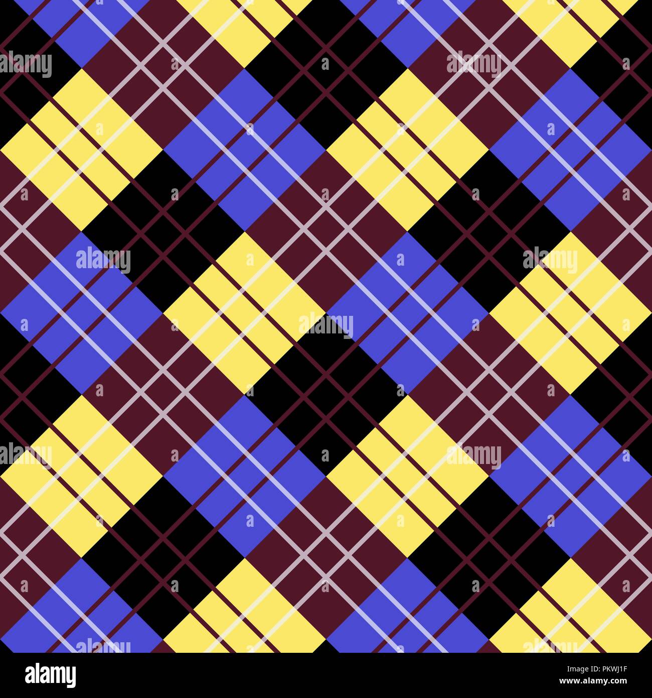 Seamless argyle pattern. Diamond shapes background. Vector Stock Vector ...