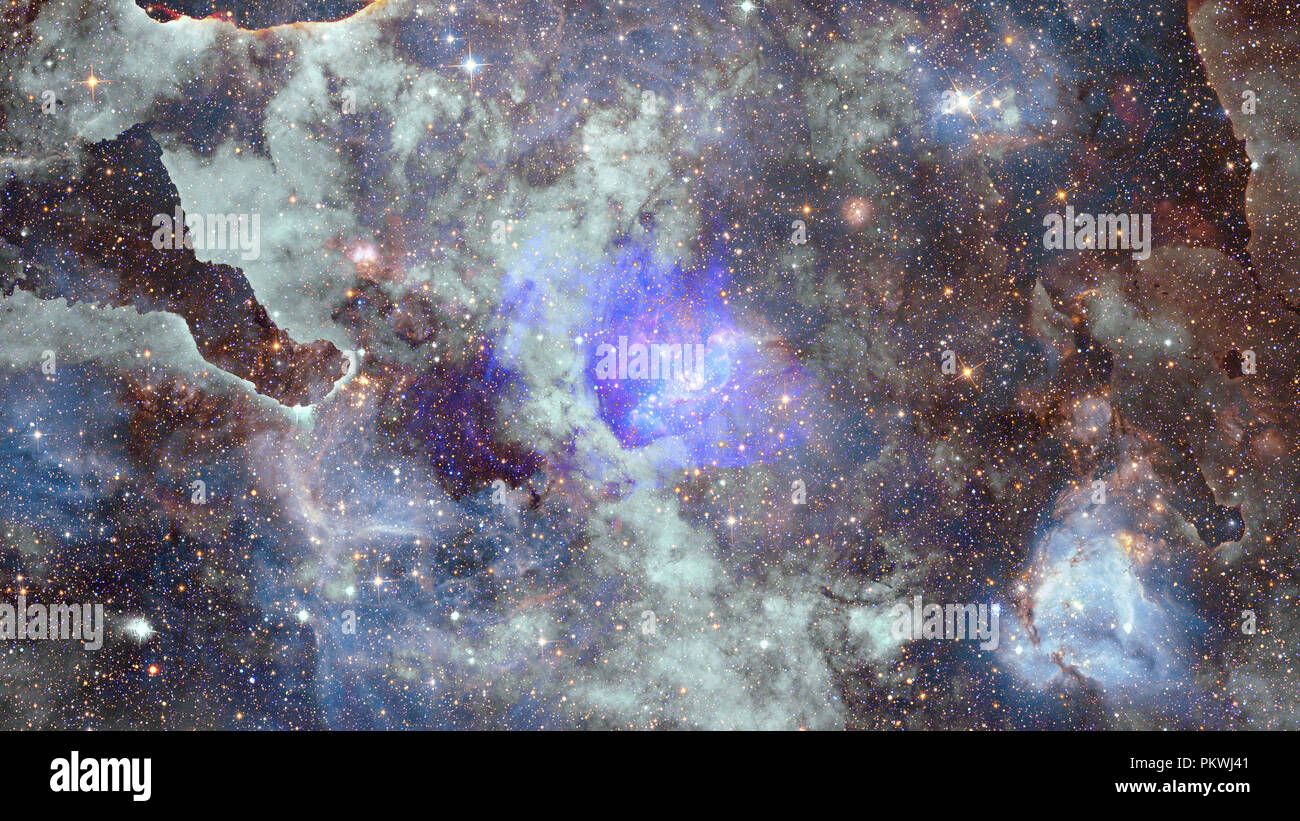 Nebula and galaxies in space. Elements of this image furnished by NASA ...