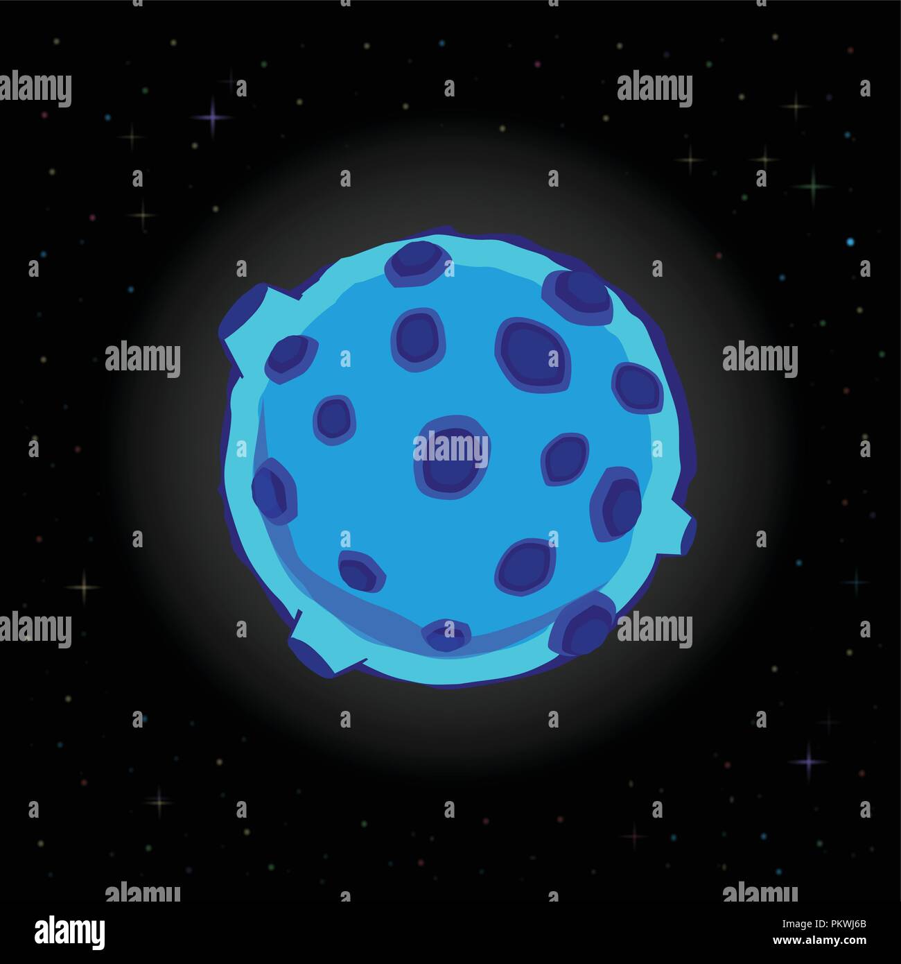 Glowing object in sky Stock Vector Images - Alamy