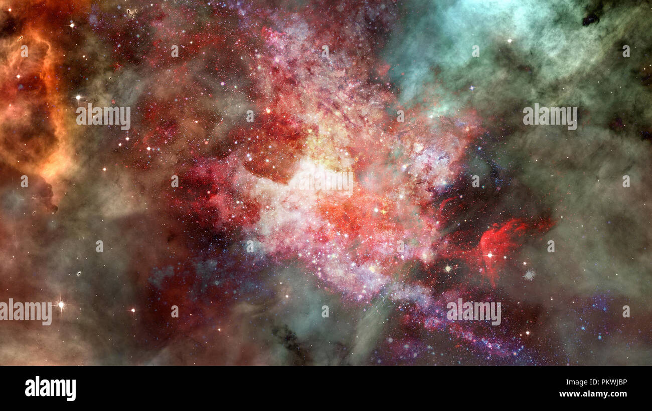 Nebula gas cloud in deep outer space. Elements of this image furnished ...